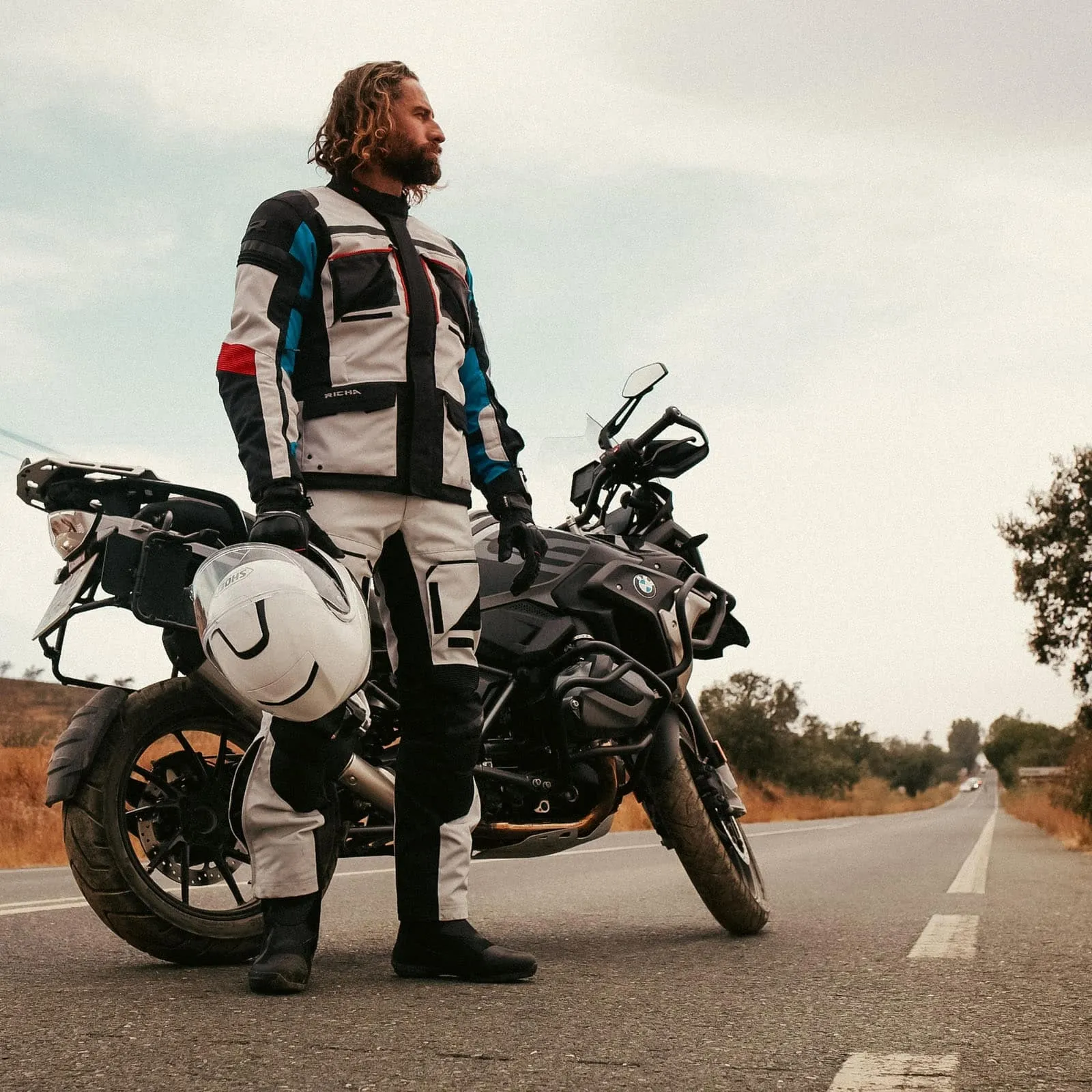 Pantaloni Moto din Textil GoreTex RICHA BRUTUS GTX · Gri / Negru - BBMoto