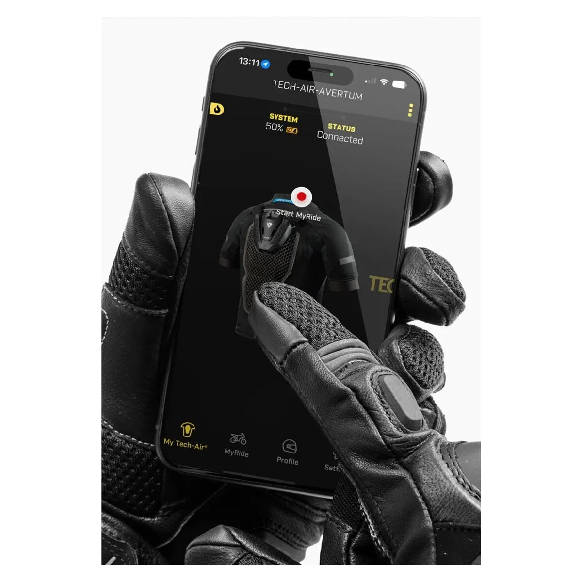 Vestă Protecție Airbag Moto REVIT Avertum Tech-Air · Negru - BBMoto